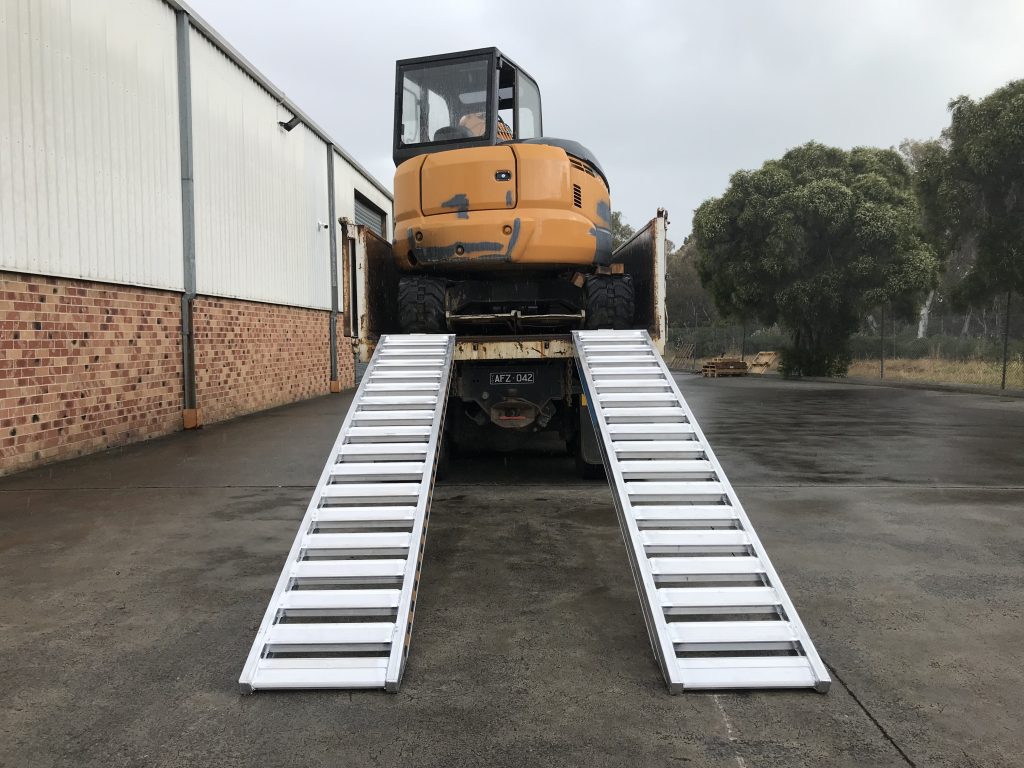Aluminium Machinery Loading Ramps | Construction Ramps