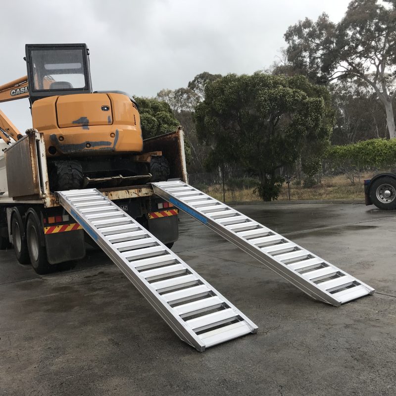 Aluminium Machinery Loading Ramps | Construction Ramps