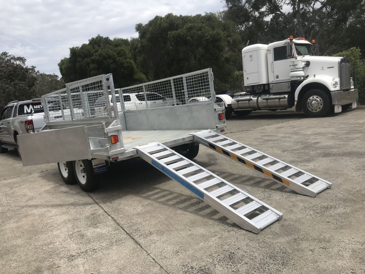 1.8m 5Tonne Heavy Duty Rubber Tyre,Rubber Track Machinery Loading Ramps ...