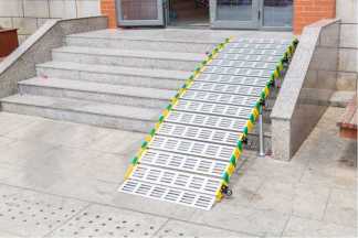 Aluminium Roll Up Ramp | Roll Out Ramp