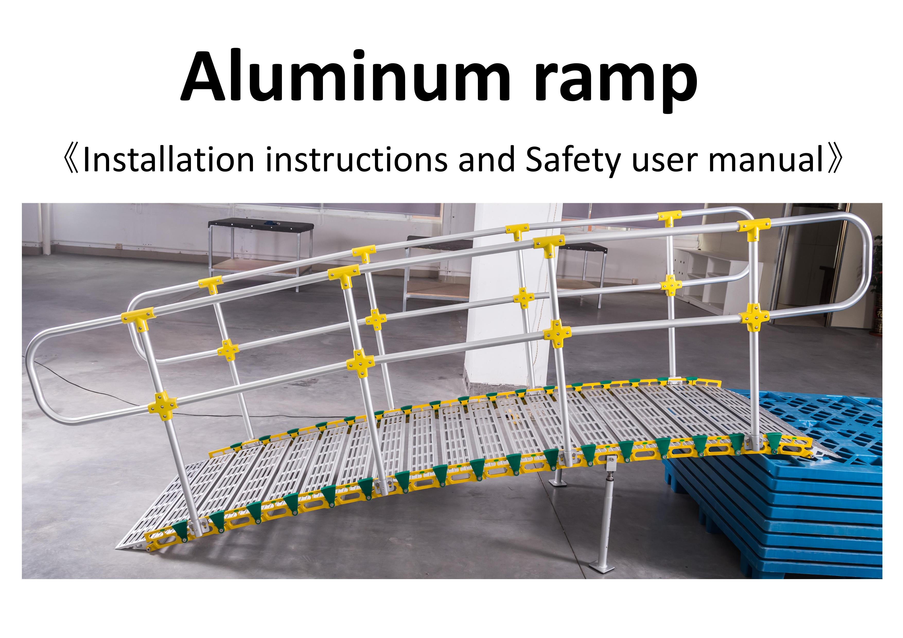 4M 350kg Rolling Ramp with Handrails -JET36-4H - Jetland