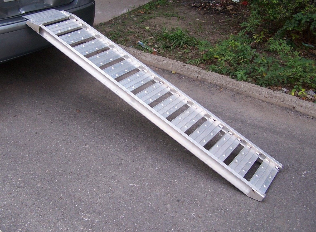 2.1M 1Tonne Straight Aluminium ATV/ UTV/ Motorcycle Ramp-JETH801 - Jetland