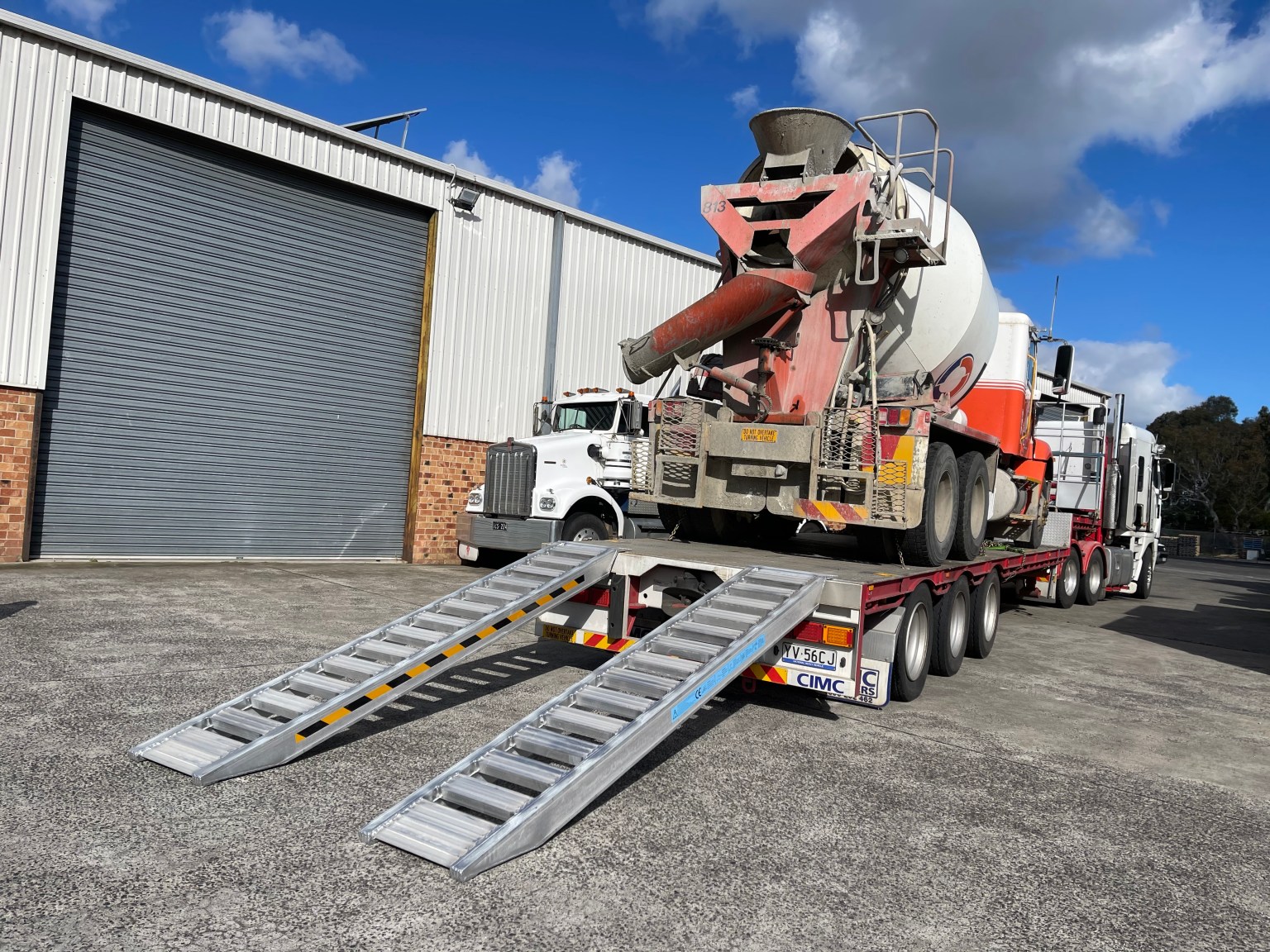 3m 21Tonne Heavy Duty Steel Track,Rubber Pads on steel,Rubber Track ...