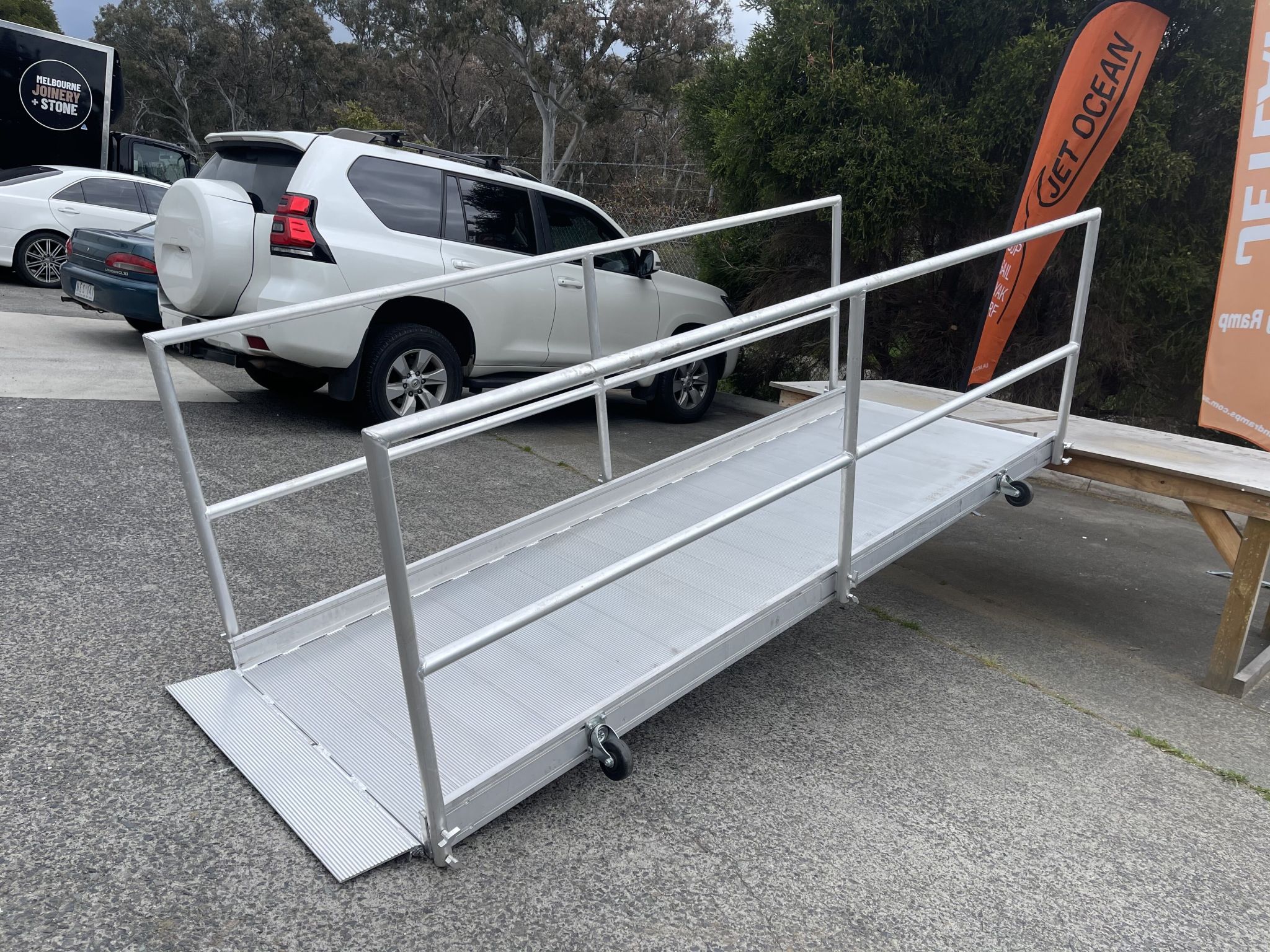 2.94m 1200kg Heavy Duty Dock Loading Ramp - Jetland