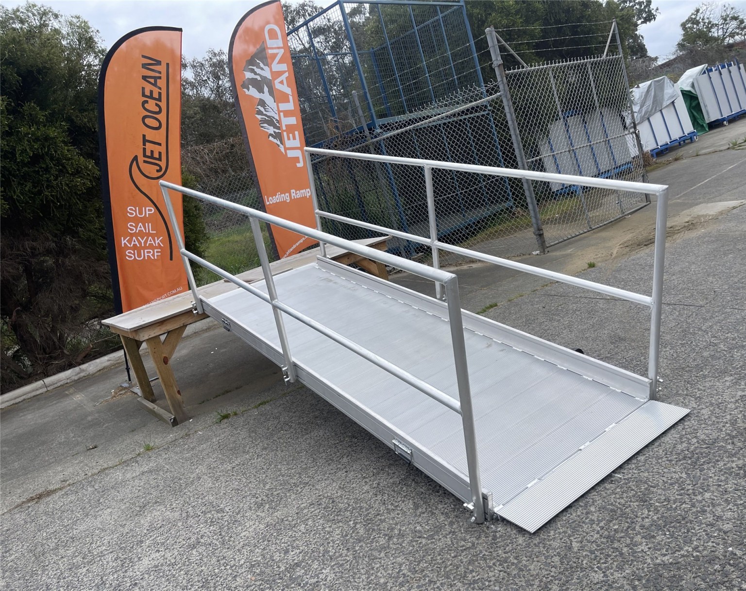 2.94m 1200kg Heavy Duty Dock Loading Ramp - Jetland Loading Ramp
