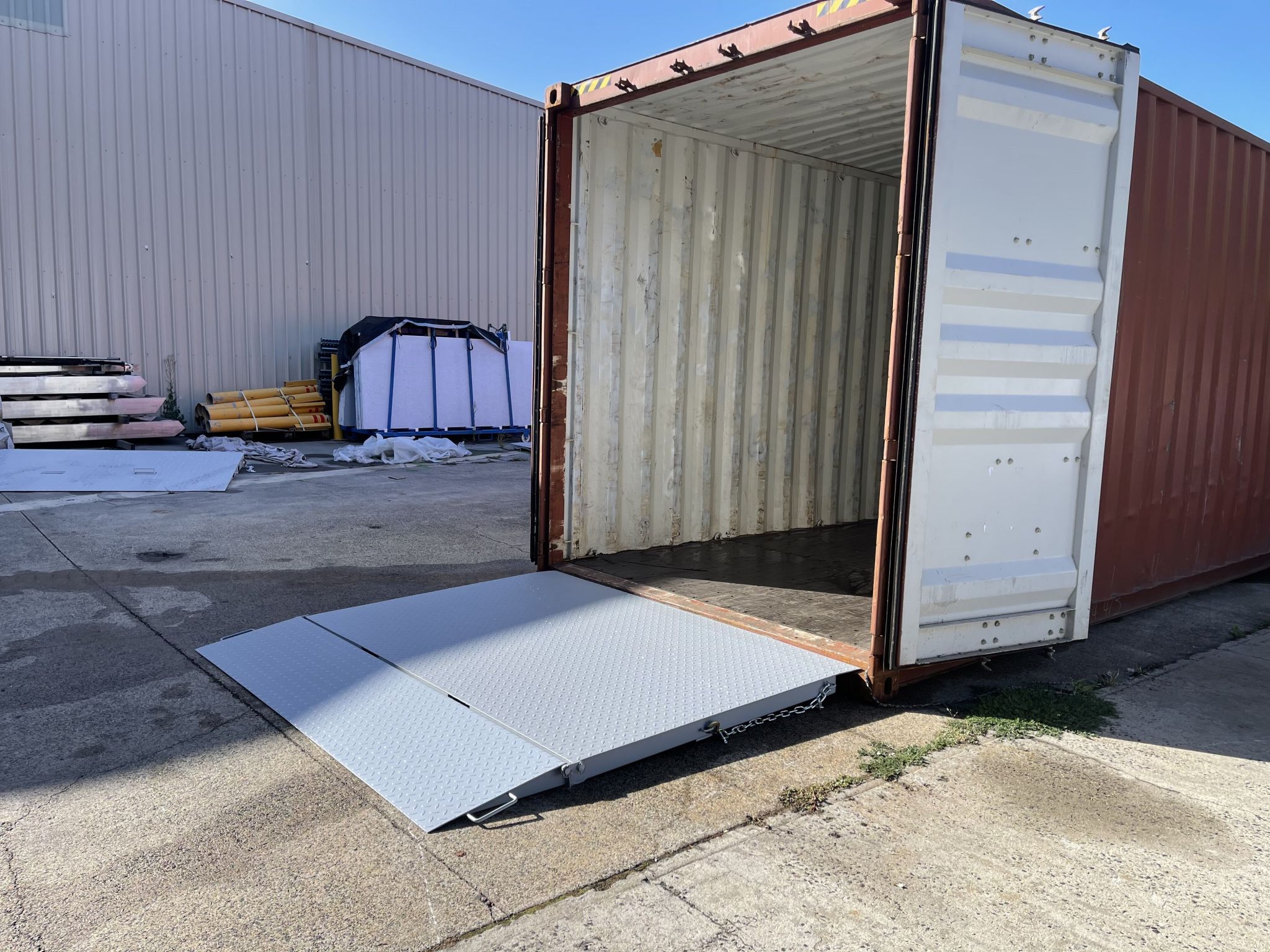 2.2mx2m-8Tonne Folding Container Loading Ramp-JETF8 - Jetland