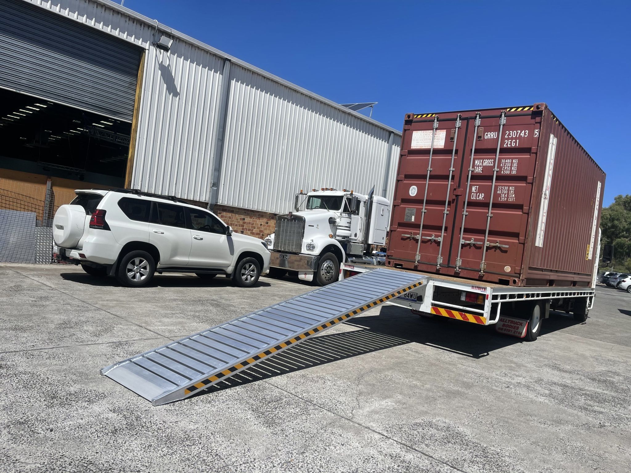 3.5m 1.2Tonne non Folding Walk Board Removalist Loading Ramp-JETG128035 ...