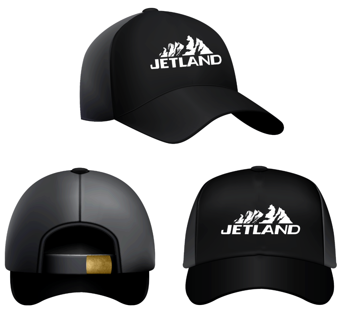 Jetland Baseball Cap Unisex Adjustable Flexible Back Strap Cap - Jetland